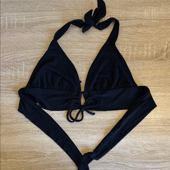 Robin Piccone | Swim | Black Halter Bikini Top | Poshmark
